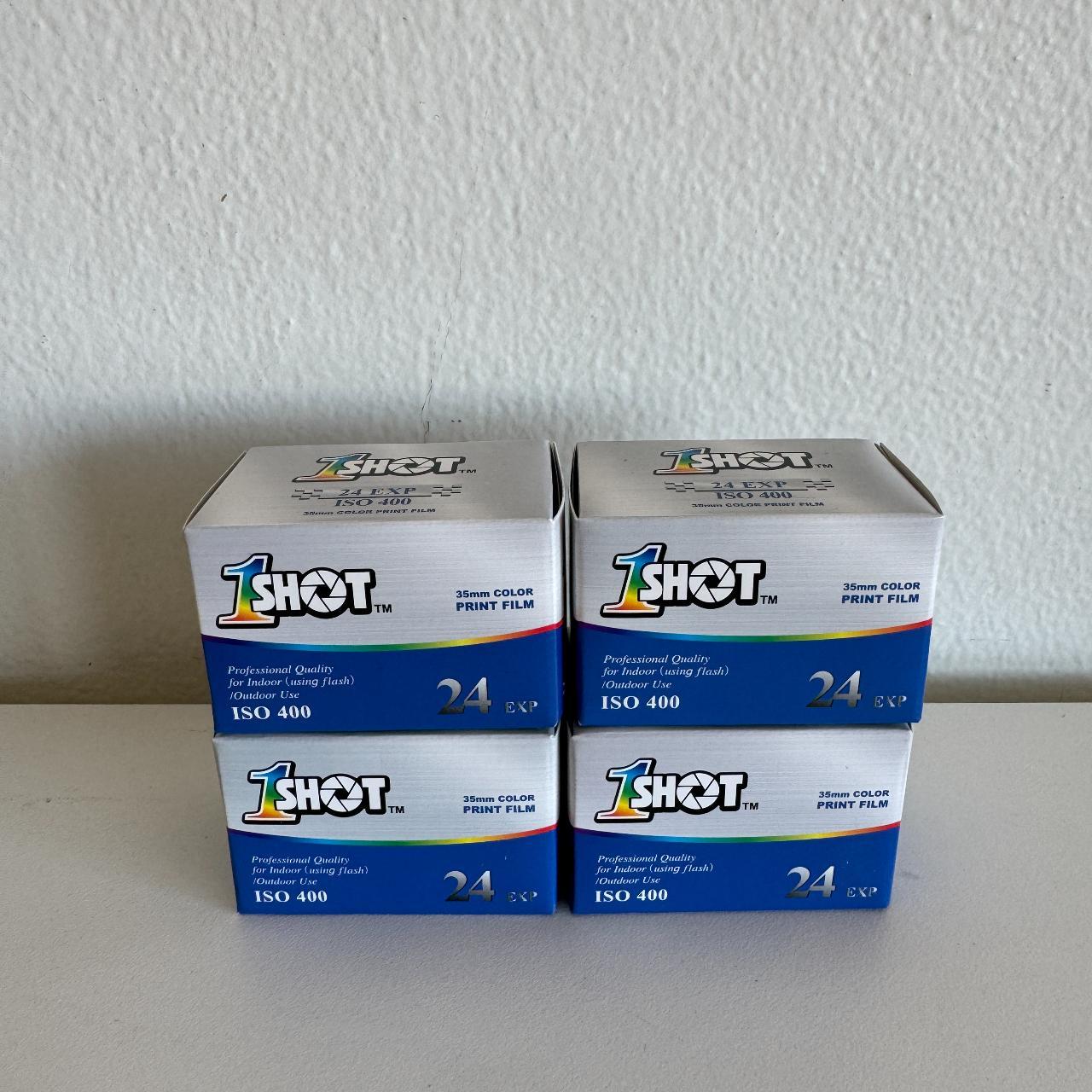 new PACK OF 4 1SHOT 400 ISO 35mm 24 Exposure colour... - Depop
