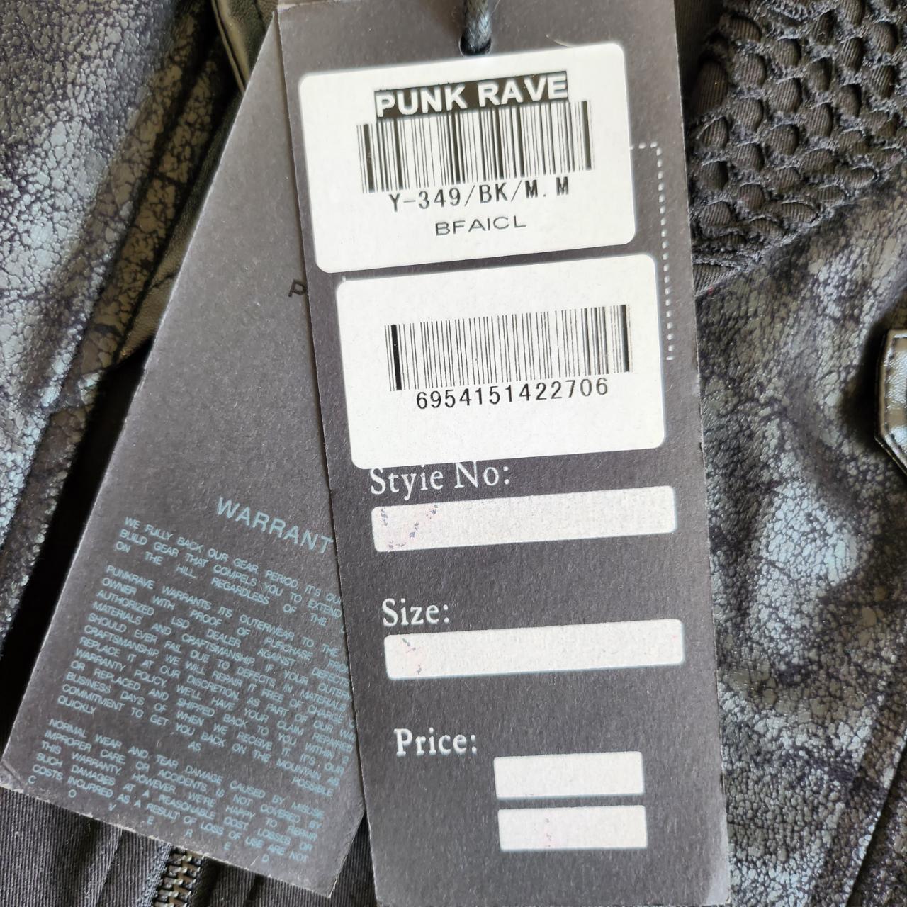 PUNK RAVE Black Steampunk Visual Kei Coat Length:... - Depop