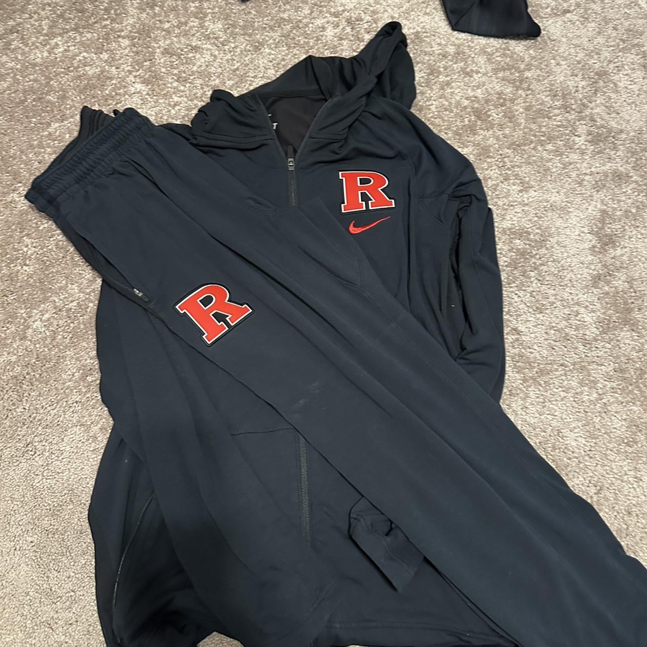 Rutgers basketball matching set Nike black and red... - Depop