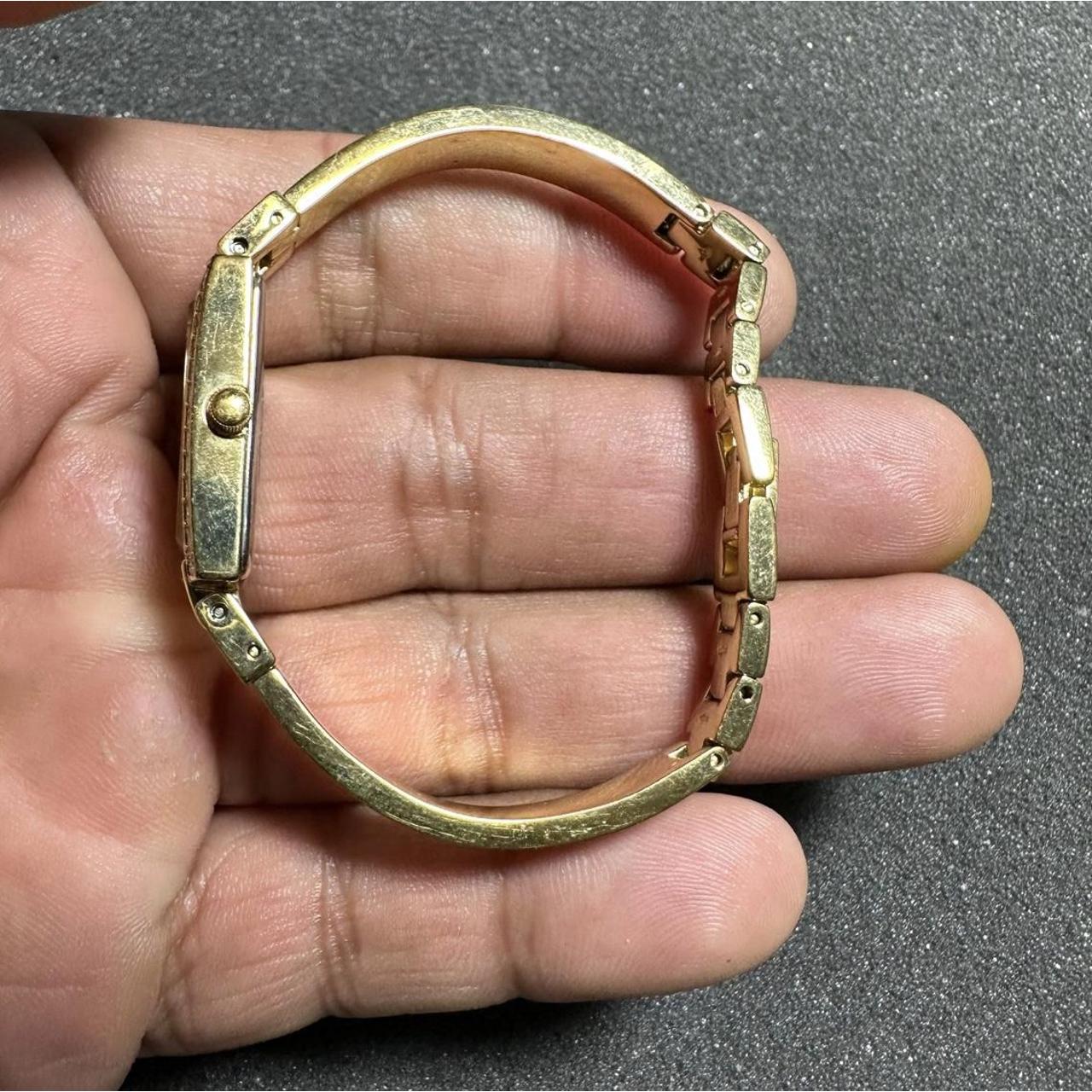 CITIZEN ECO-DRIVE Ladies Tank Watch Gold Tone... - Depop