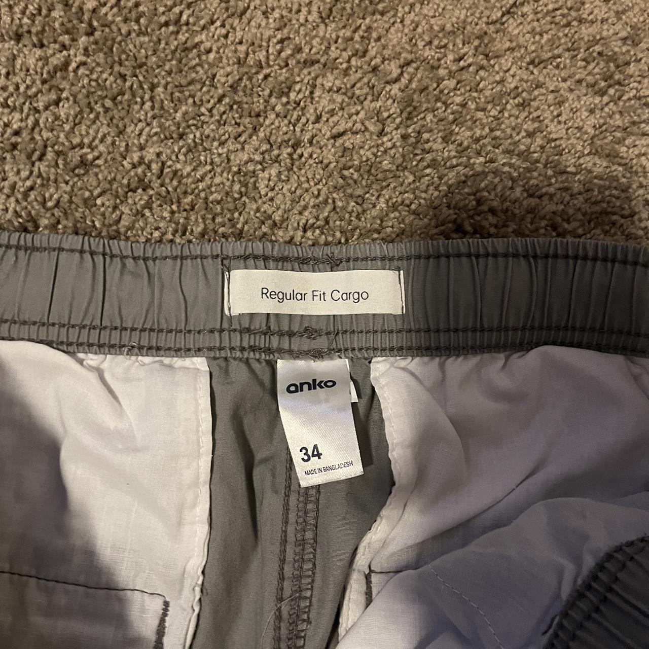 Anko Cargo Shorts Grey Size 34 - Depop