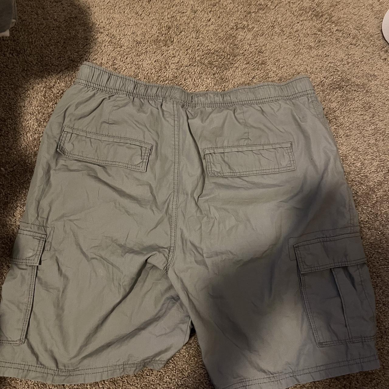Anko Cargo Shorts Grey Size 34 - Depop