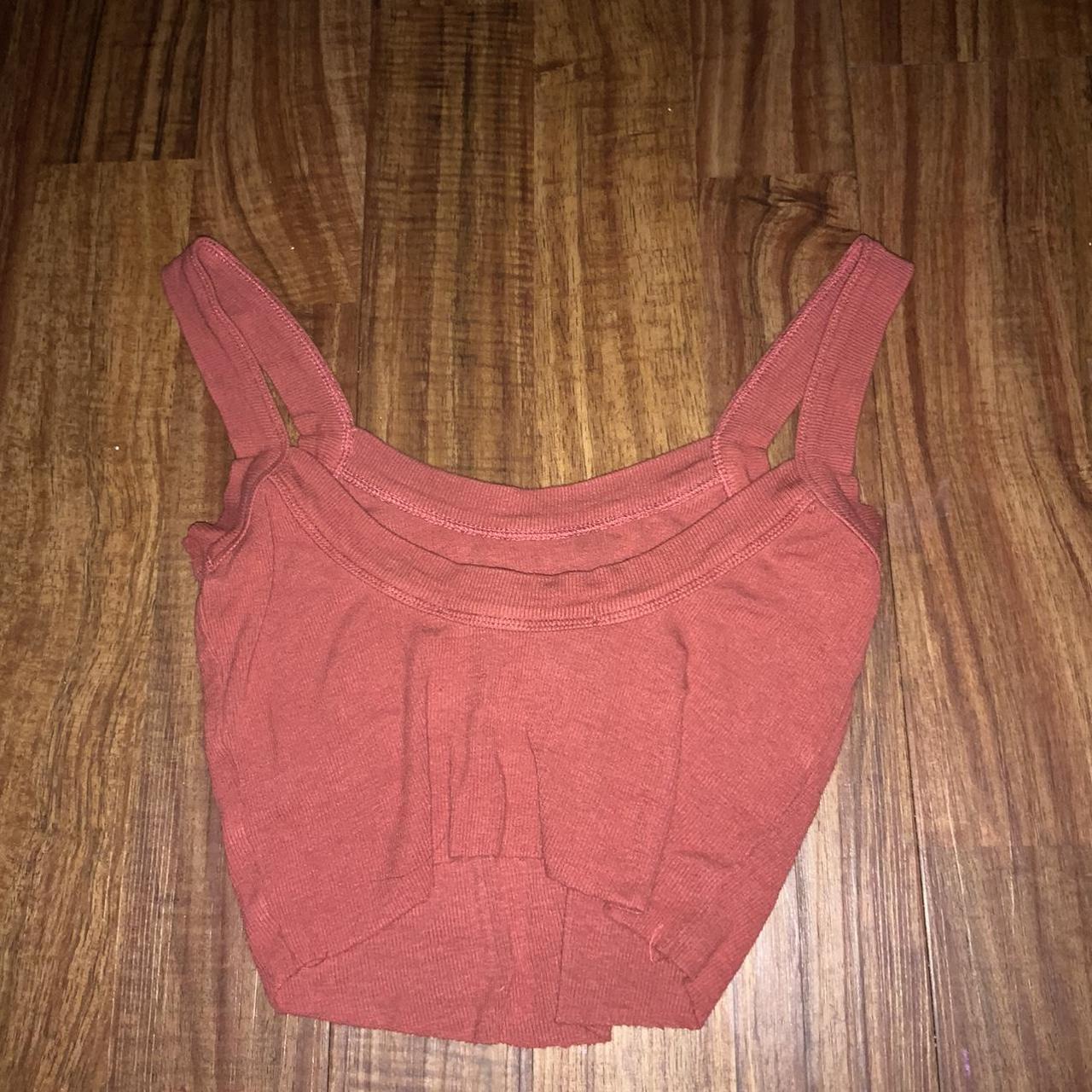 Sexy Red cropped top from boutique in Hawaii ... - Depop