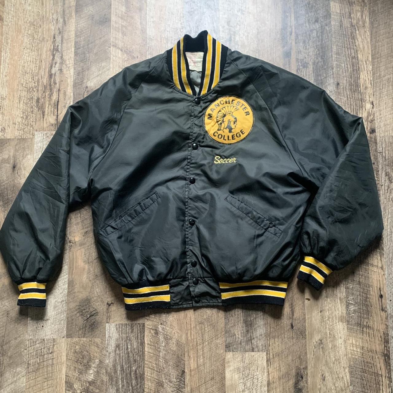Women's Black and Yellow Jacket | Depop
