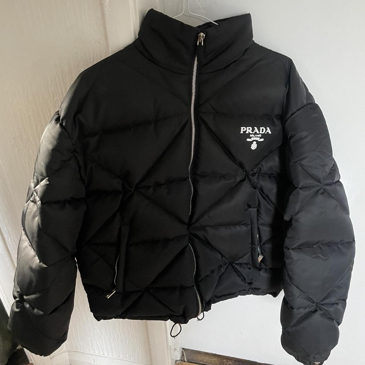 Prada Milano Quilted Down Puffer Jacket Worn once.... - Depop