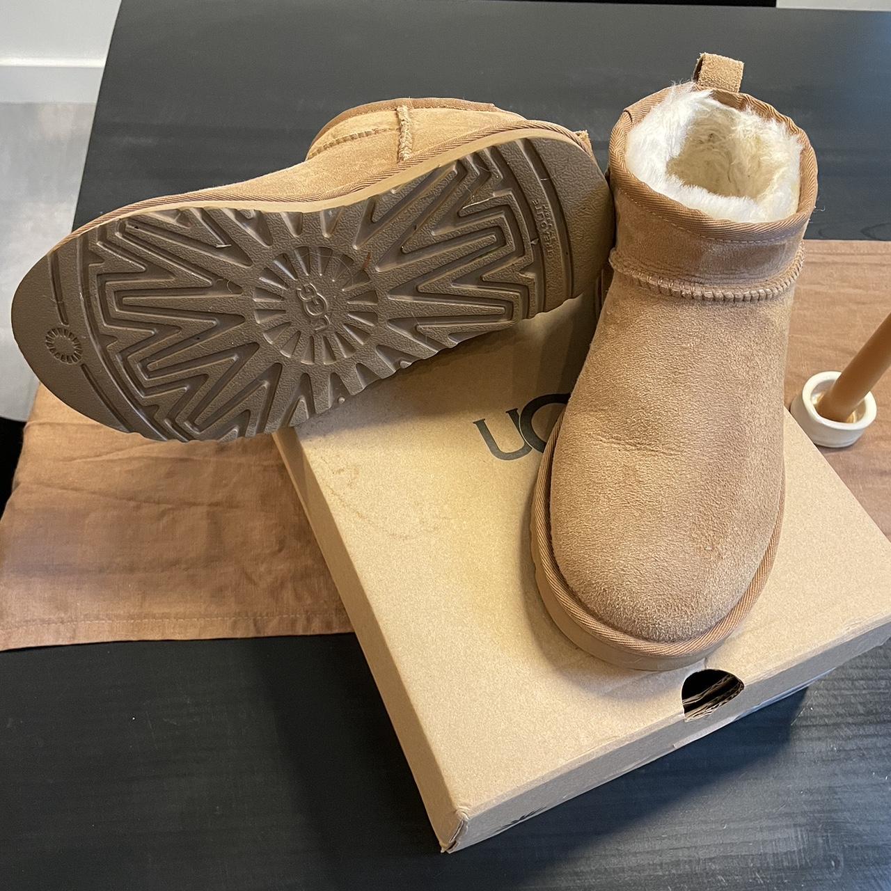 UGG Classic Ultra Mini Worn once inside as... - Depop