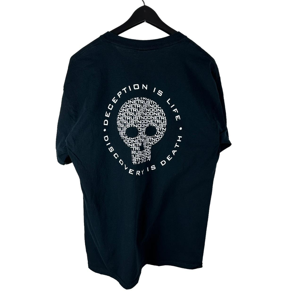 Vintage 90s SPY Deception Is Life Trust None Skull... - Depop