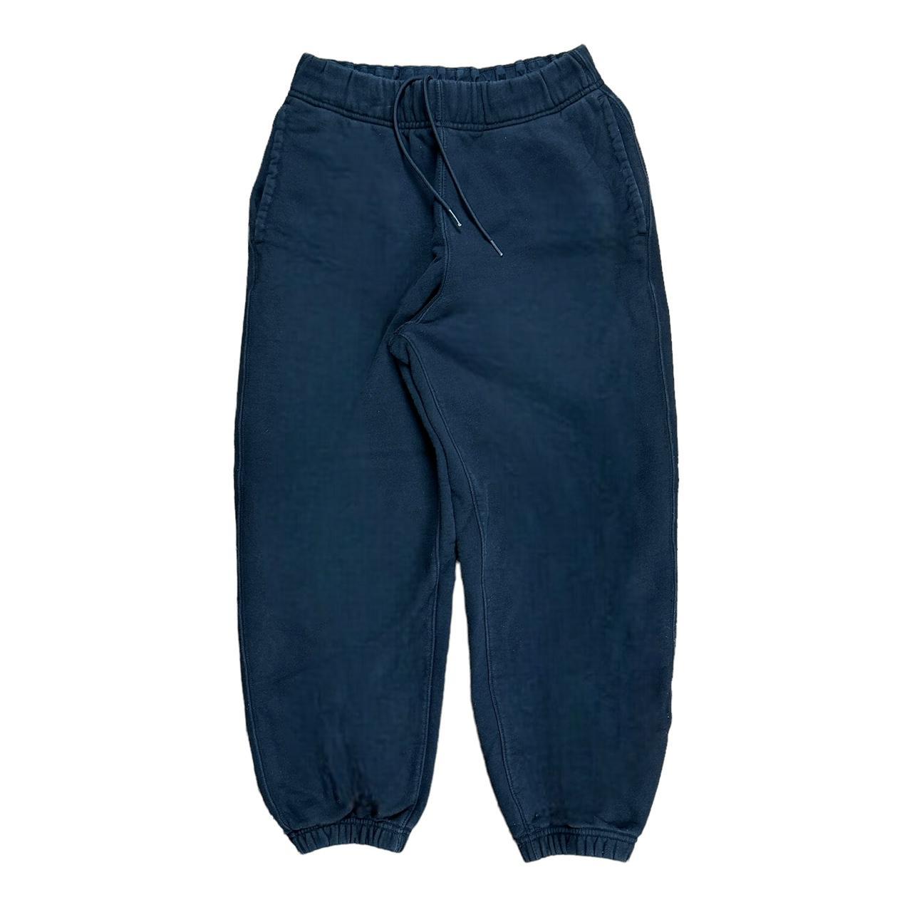 Mens Y2K Uniqlo Black Essential Heavyweight Jogger... - Depop