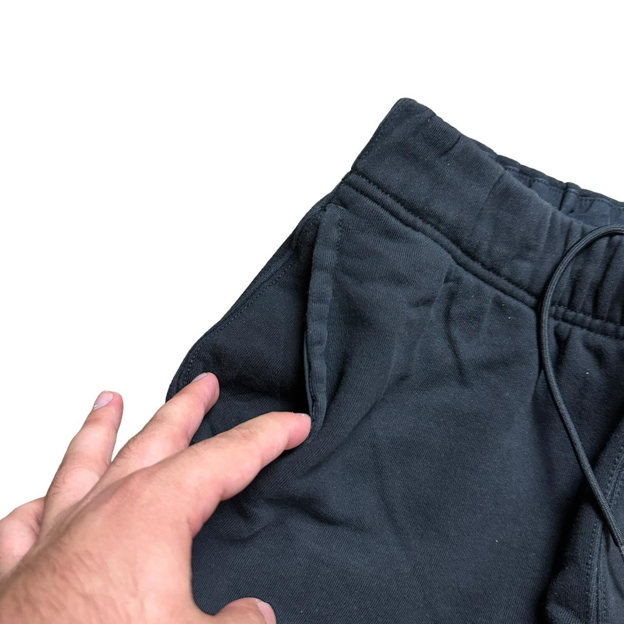 Mens Y2K Uniqlo Black Essential Heavyweight Jogger... - Depop