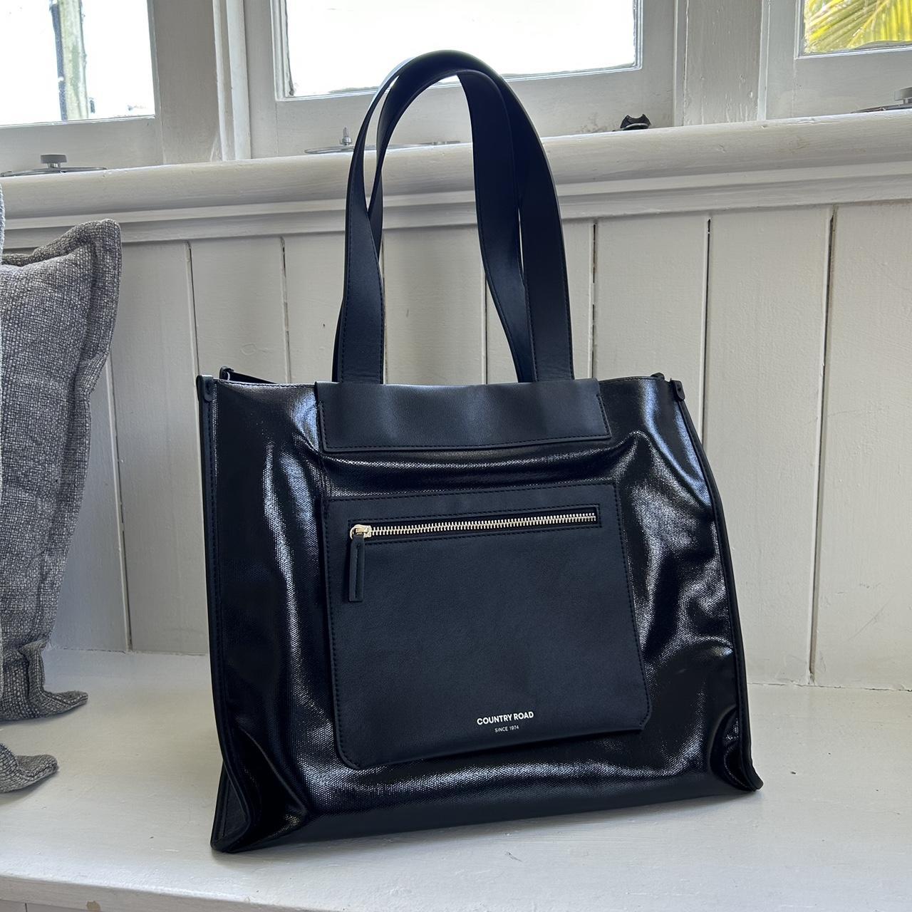 Country Road Coated Square Base Bag Tags removed -... - Depop