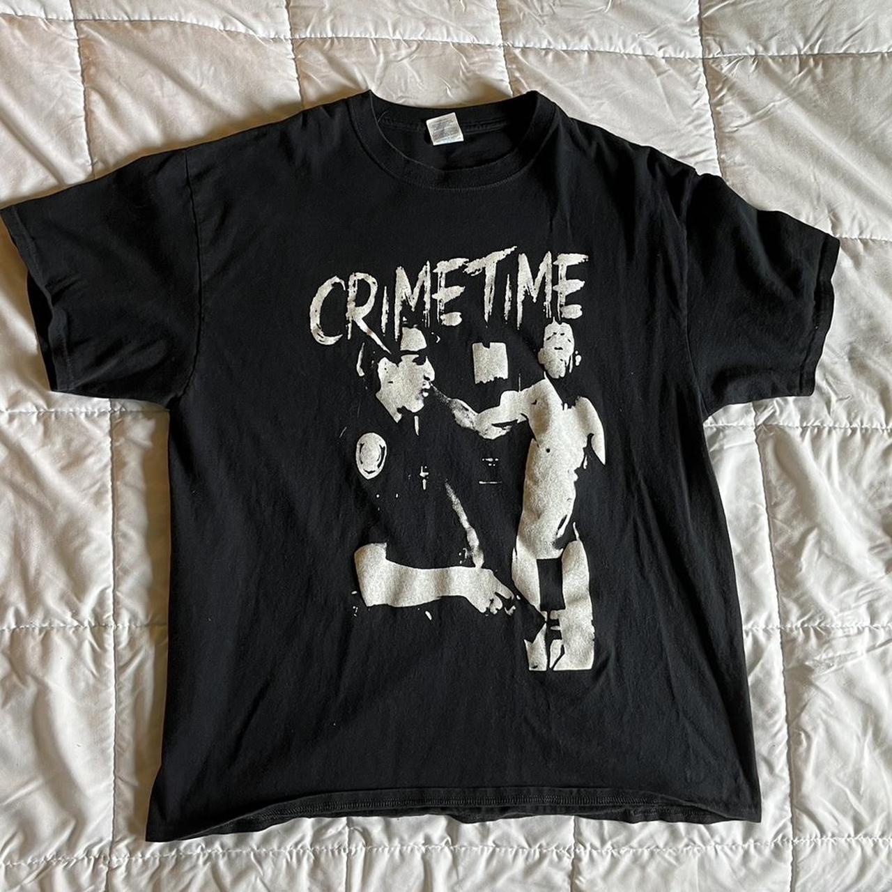 Crime Time Vintage T. Super sick graphic. #vintage... - Depop