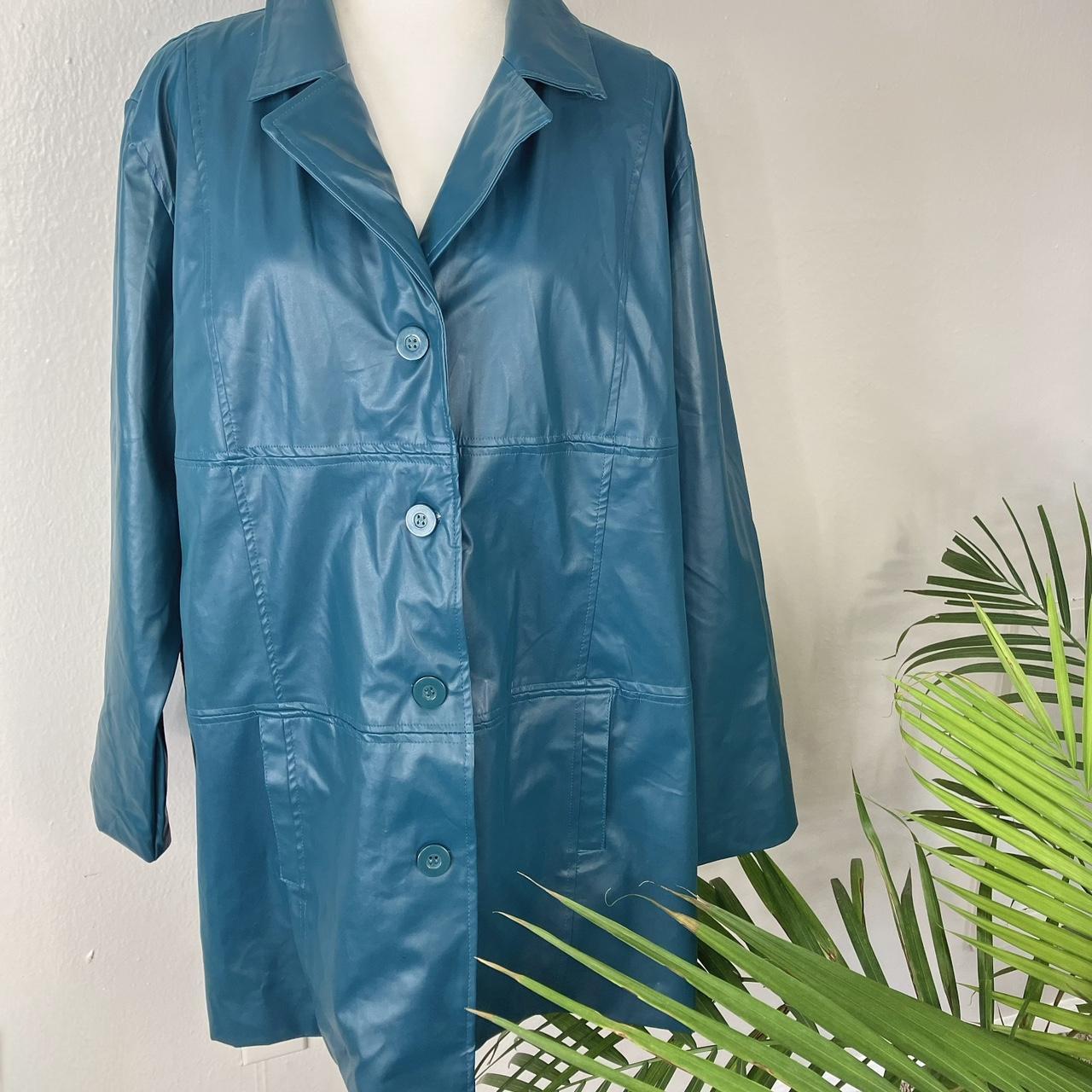 Plus size faux leather jacket 2X jacket Can wear... - Depop