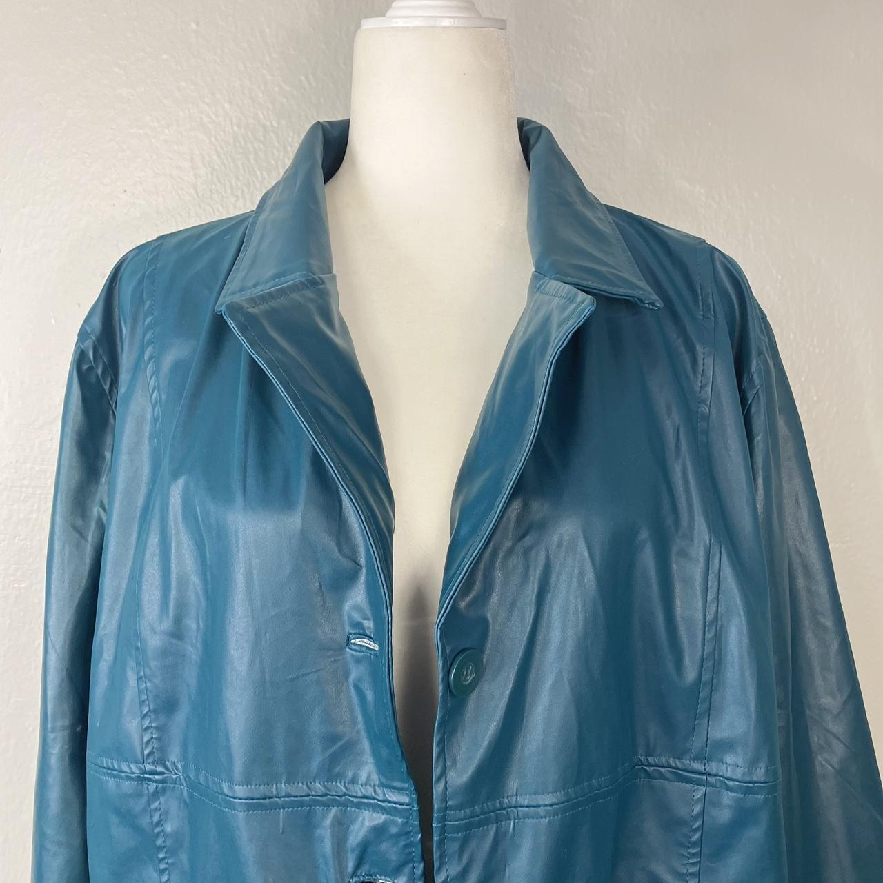 Plus size faux leather jacket 2X jacket Can wear... - Depop