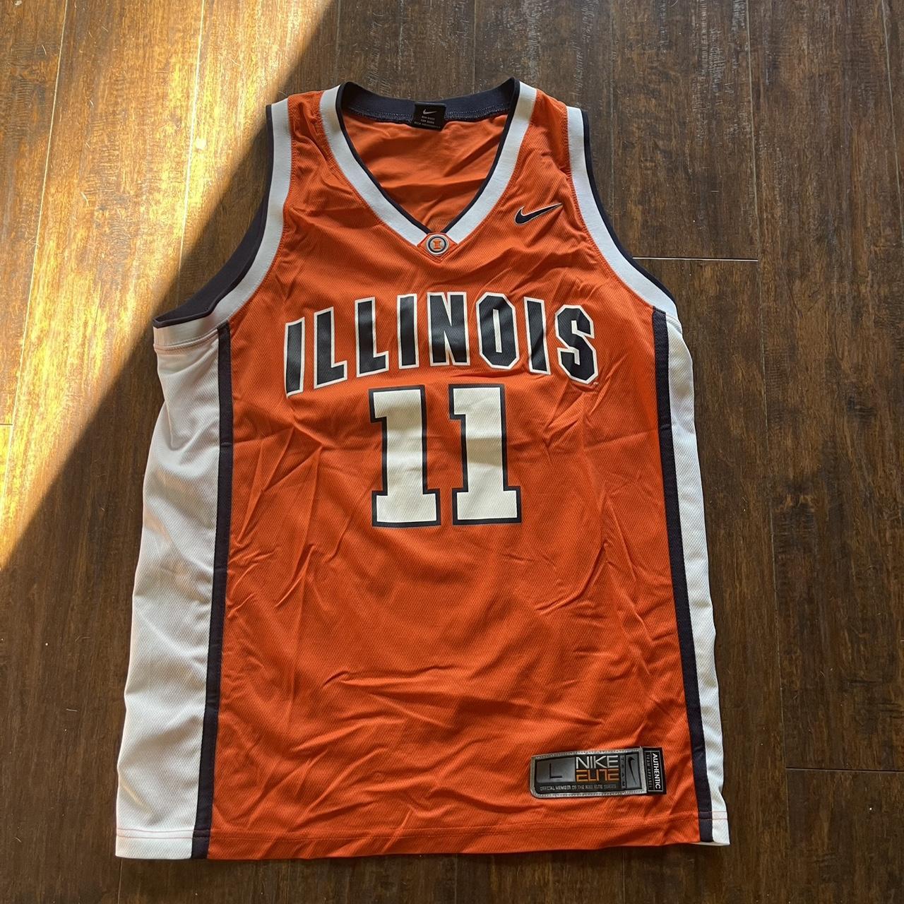 Illinois Fighting Illini Jersey Mens L Nike Team... - Depop