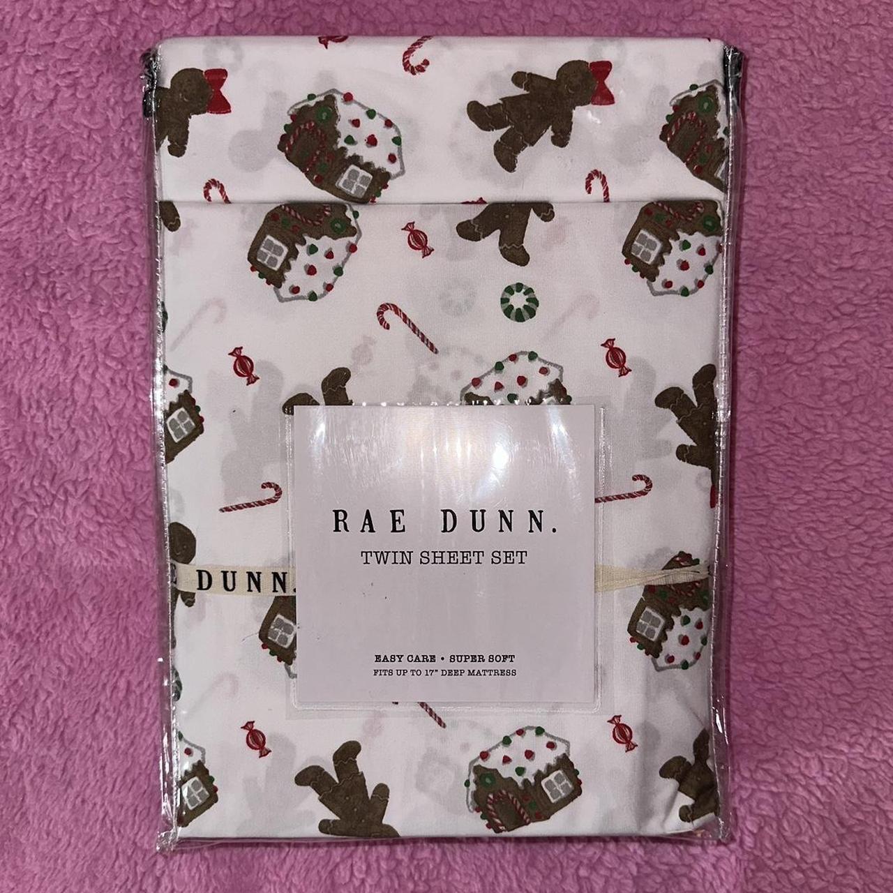 RAE DUNN gingerbread twin bed sheets. Perfect to... - Depop