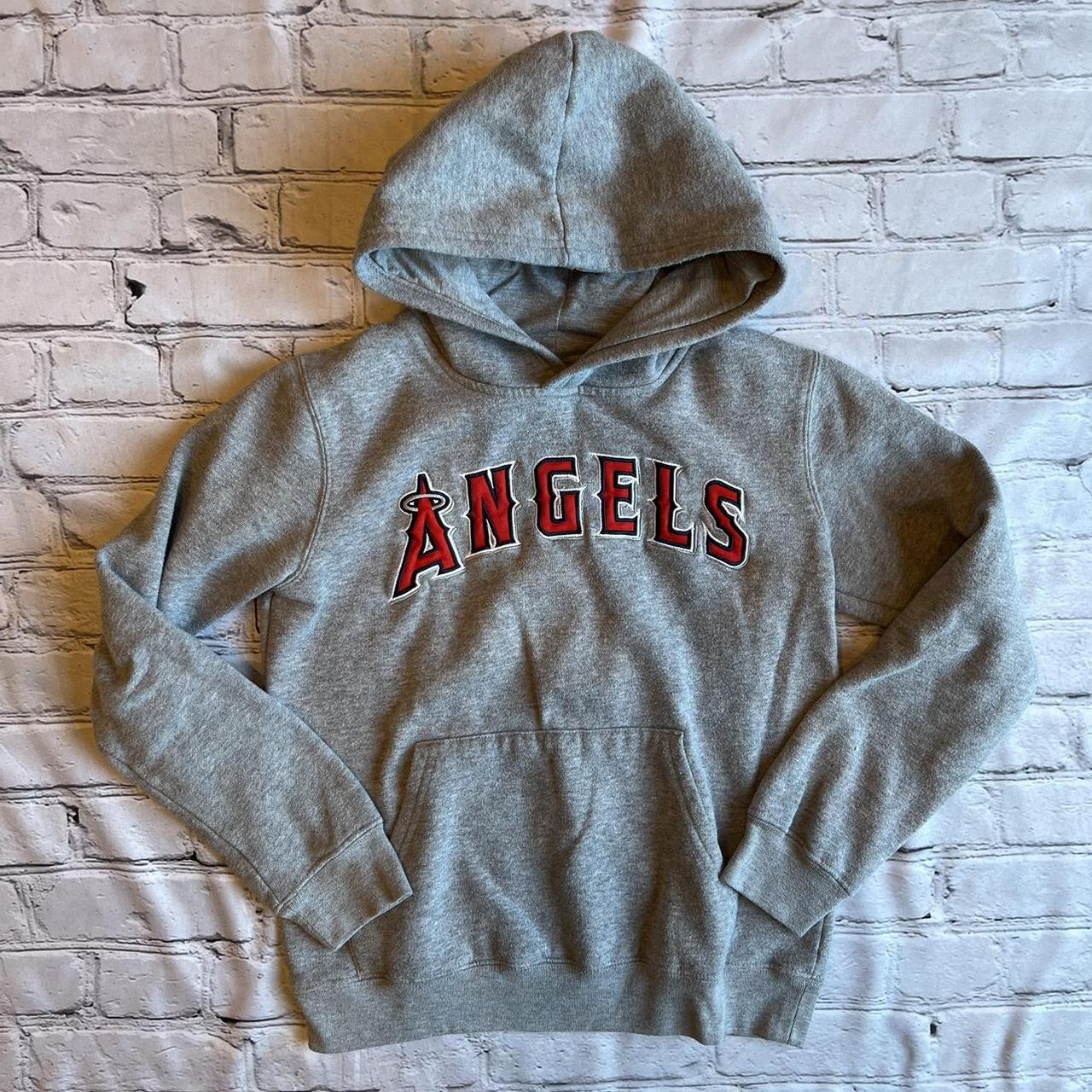 Anaheim Angels Hoodie Sweatshirt Youth MLB 10/12 - Depop