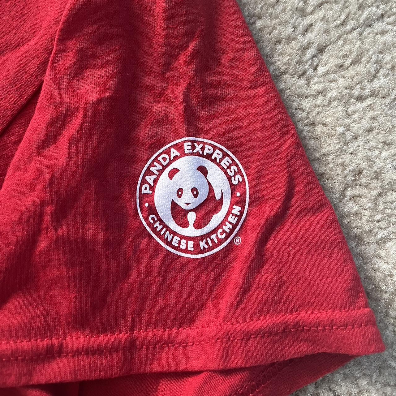 AUTHENTIC PANDA EXPRESS EMPLOYEE SHIRT... - Depop