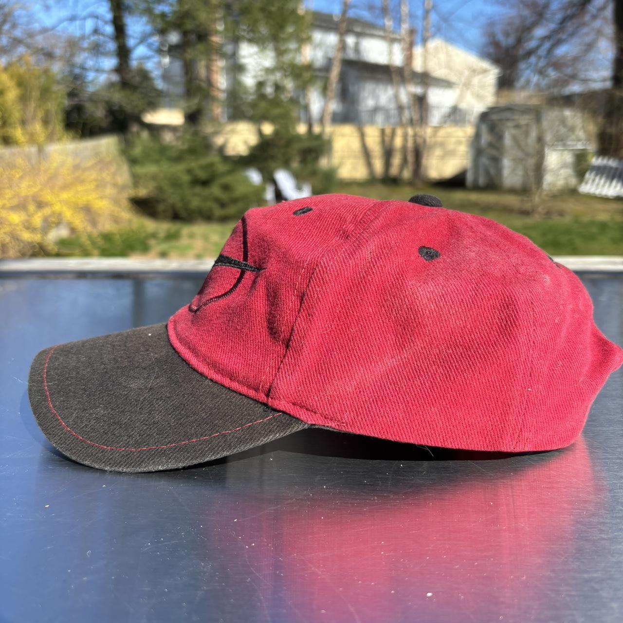Vintage Nike SnapBack Hat Red - Depop