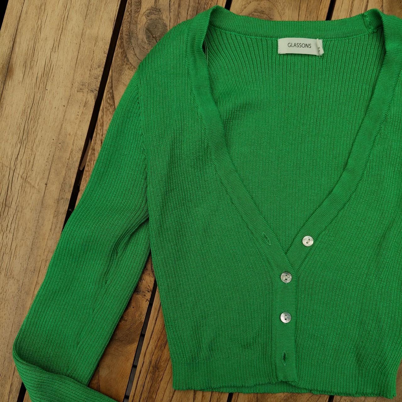 Glassons green long sleeve Size small - Depop