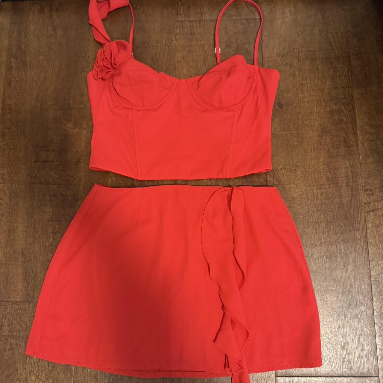 red white fox set | Depop