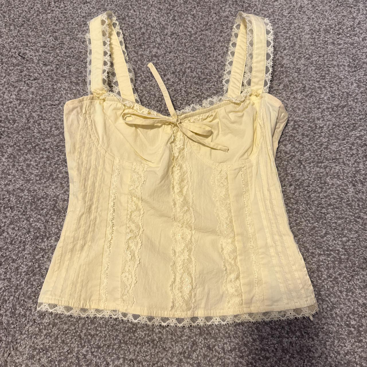 princess polly yellow top | Depop