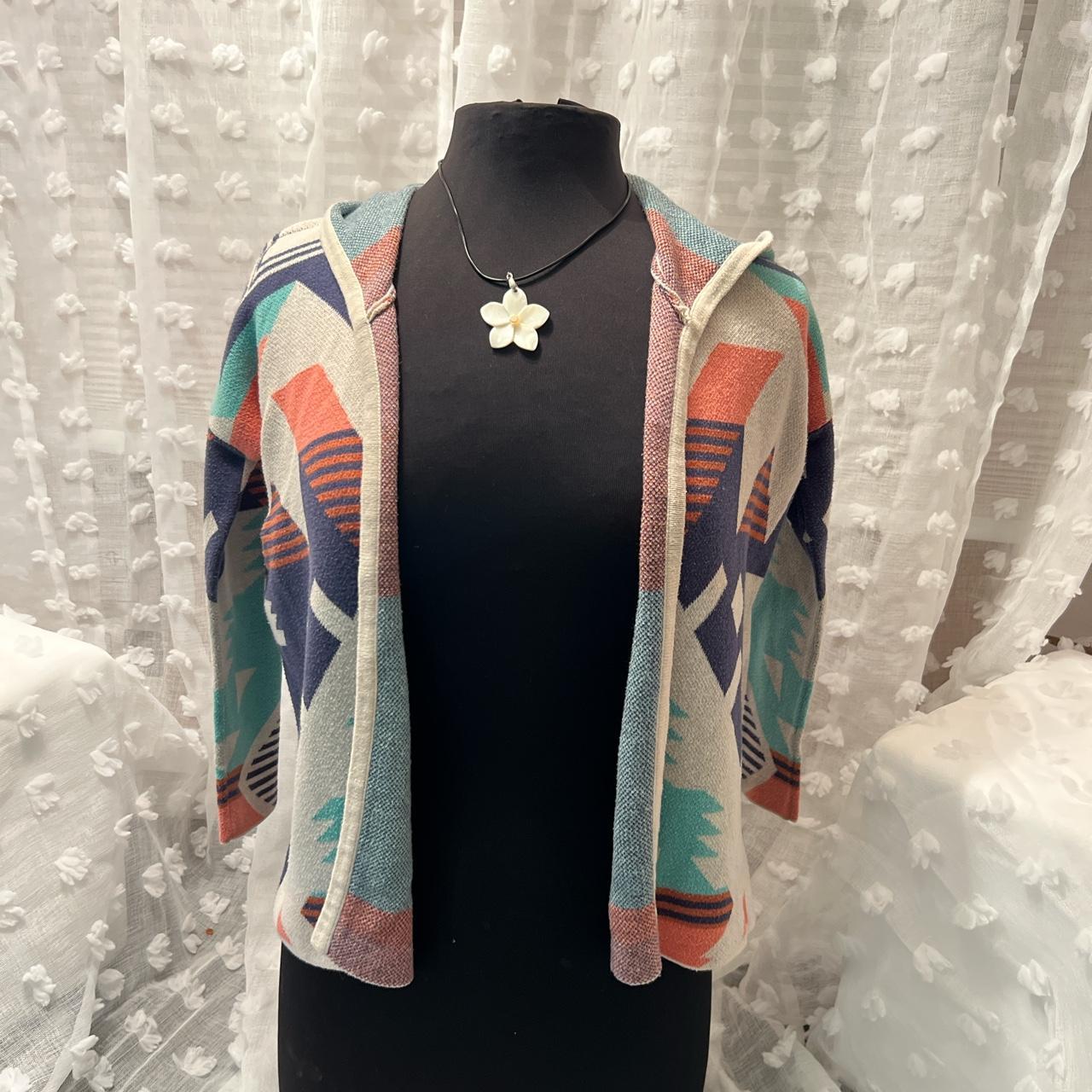 Billabong Aztec pattern sweater Tagged small, but... - Depop