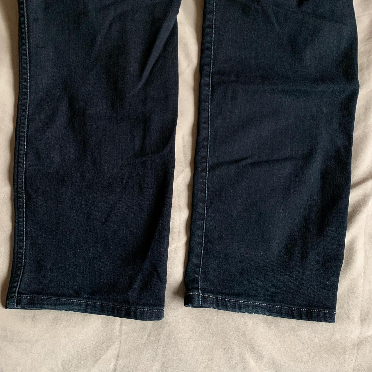 Wrangler Geeensboro blue jeans Stain on leg (shown... - Depop