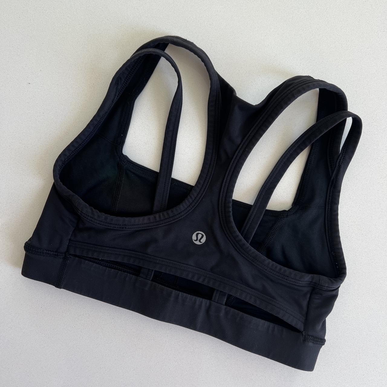 Lululemon Black sports bra Size 0 #lululemon... - Depop