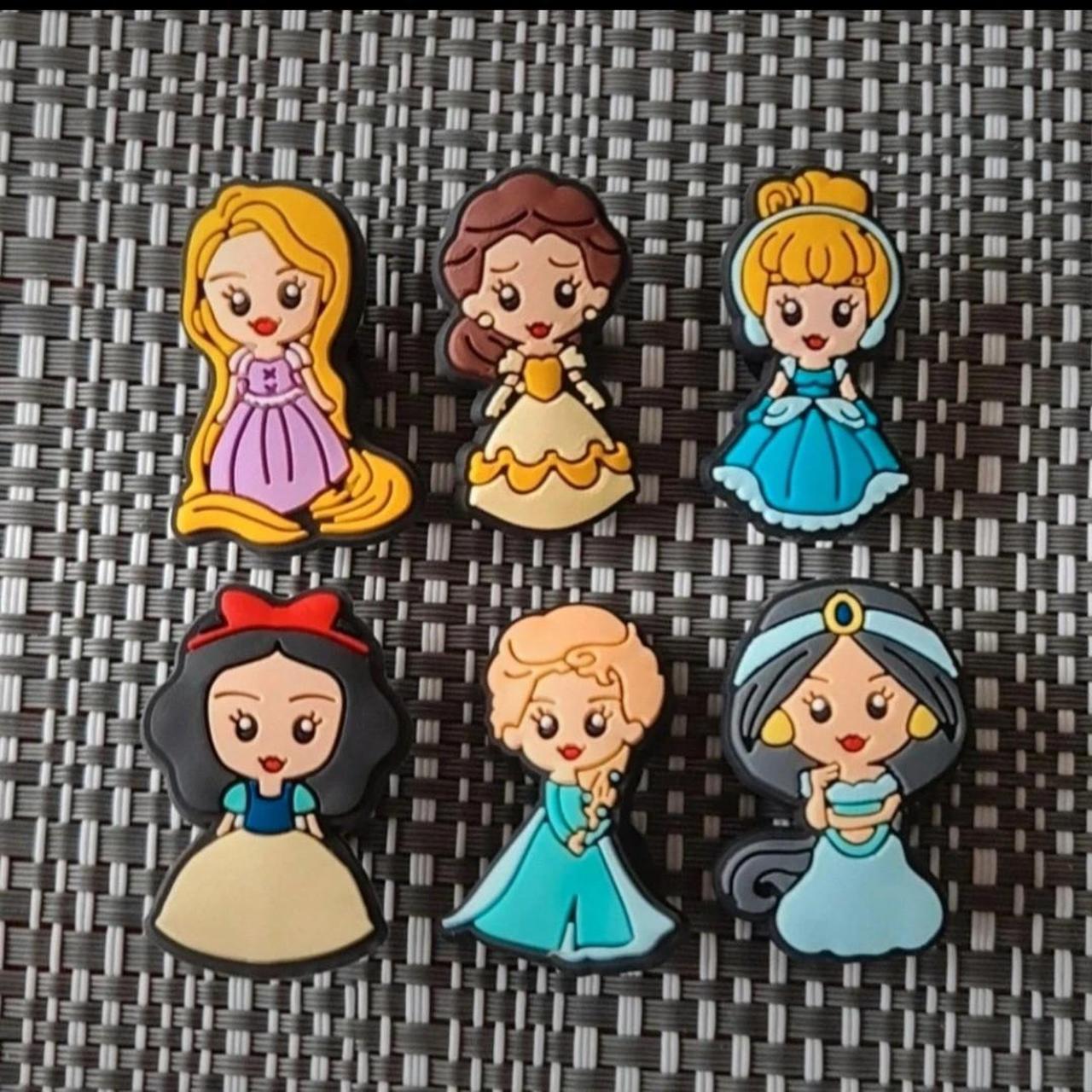 Princess Crocs Charms x6 - Depop