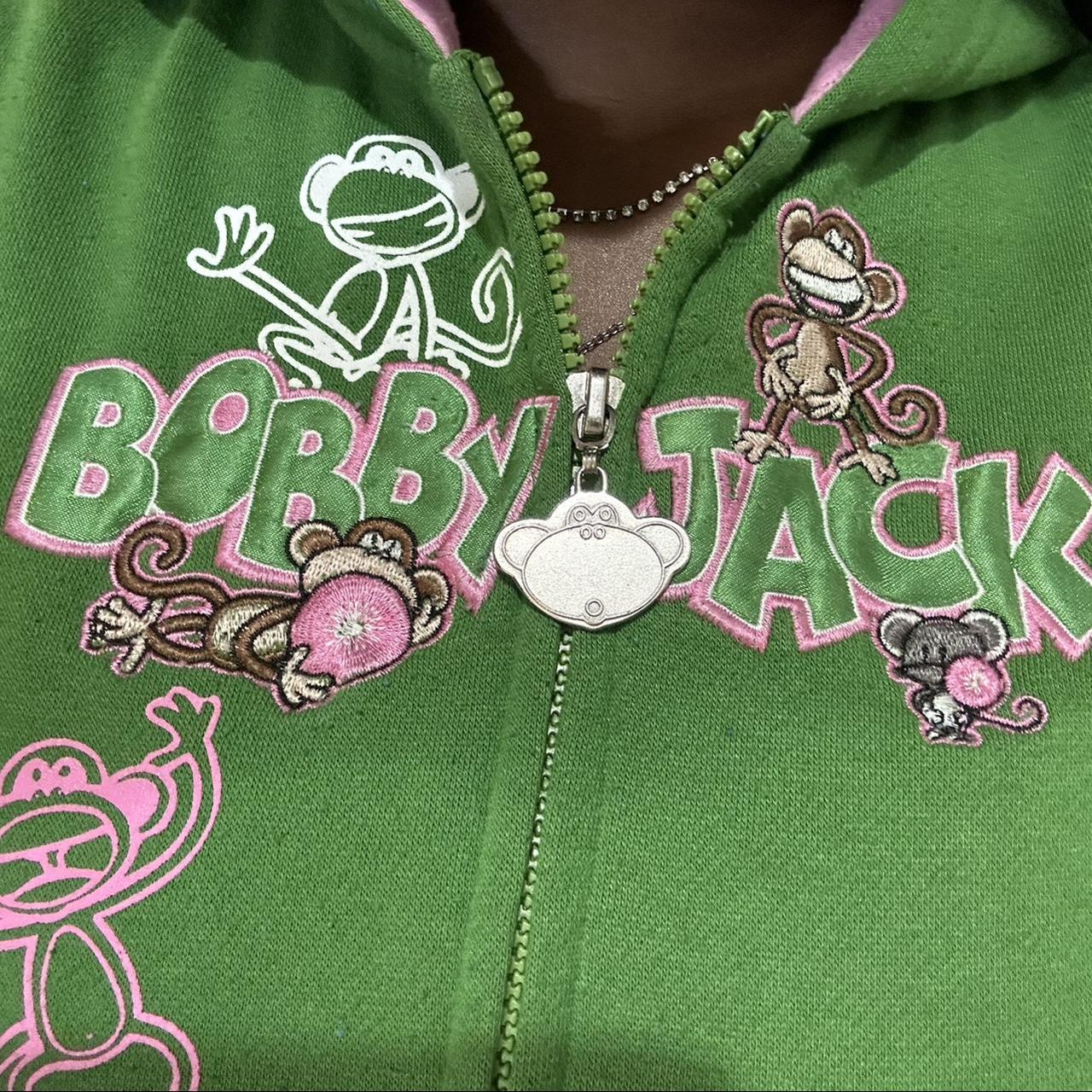 Bobby Jack Women's Green and Pink Jacket | Depop