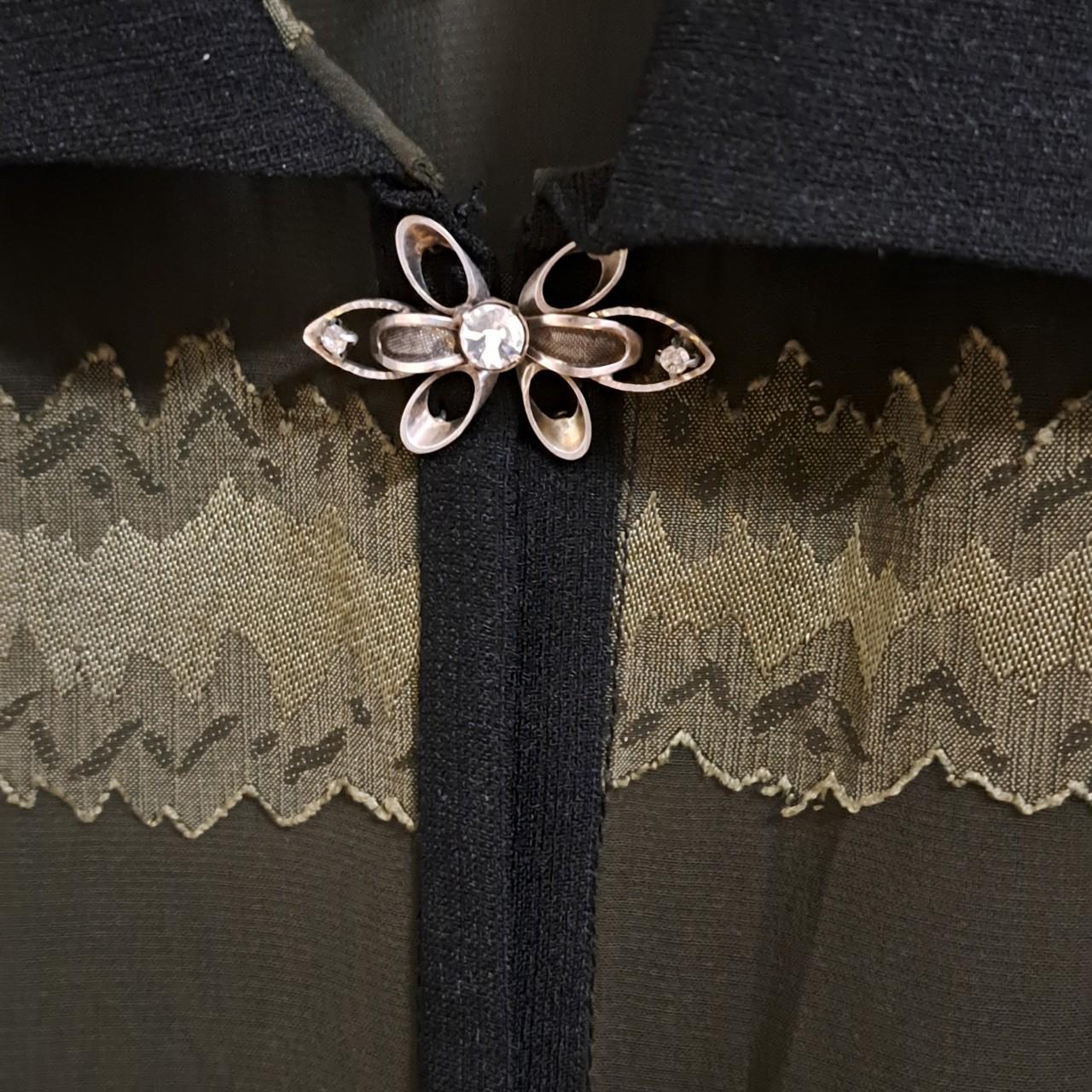 Green sheer short sleeved top. Great as a jacket or... - Depop