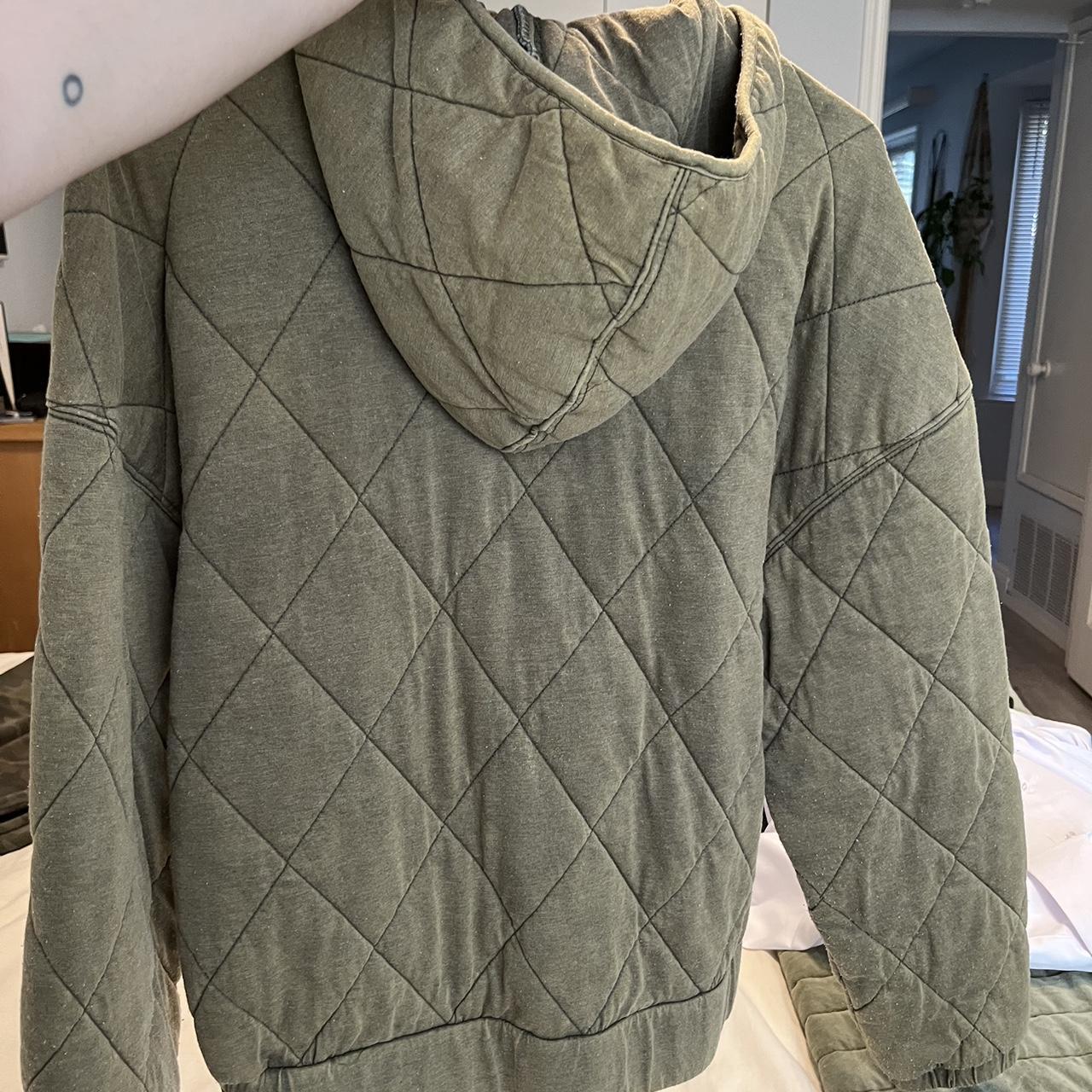Wild Fable quilted jacket. Free people dupe! Worn a... - Depop