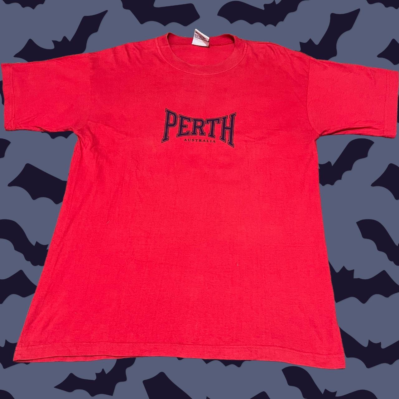 Perth Australia spell out graphic t shirt made in... - Depop