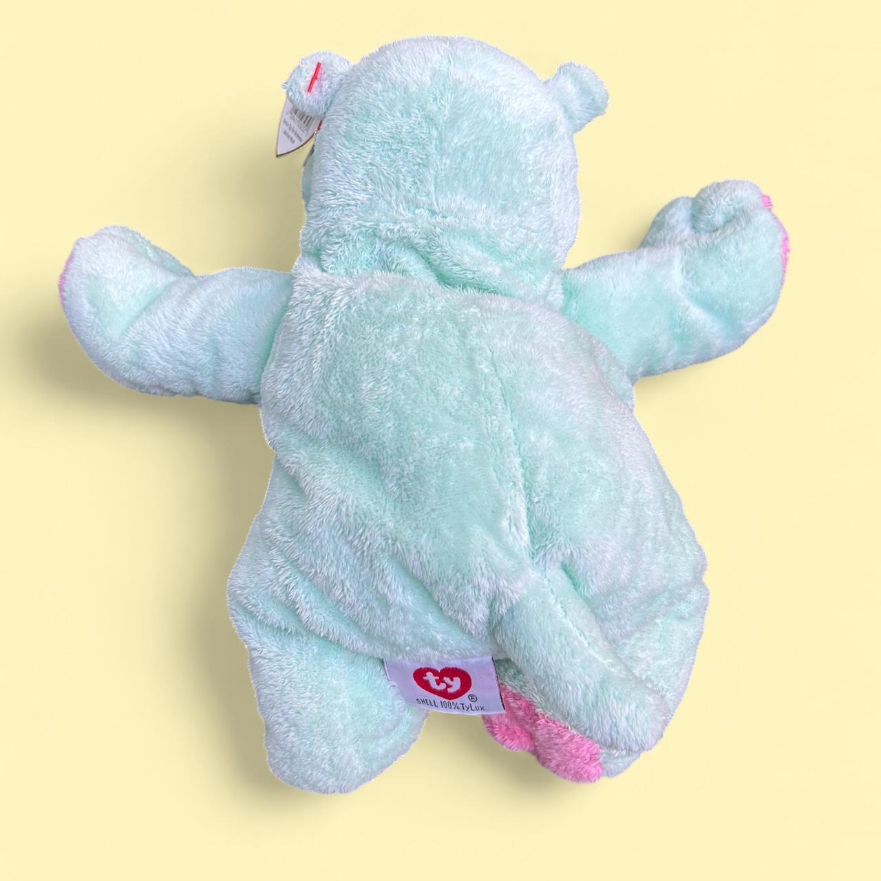 Ty Pluffies Tubby the Hippo plush with tag, Size 8”... | Depop