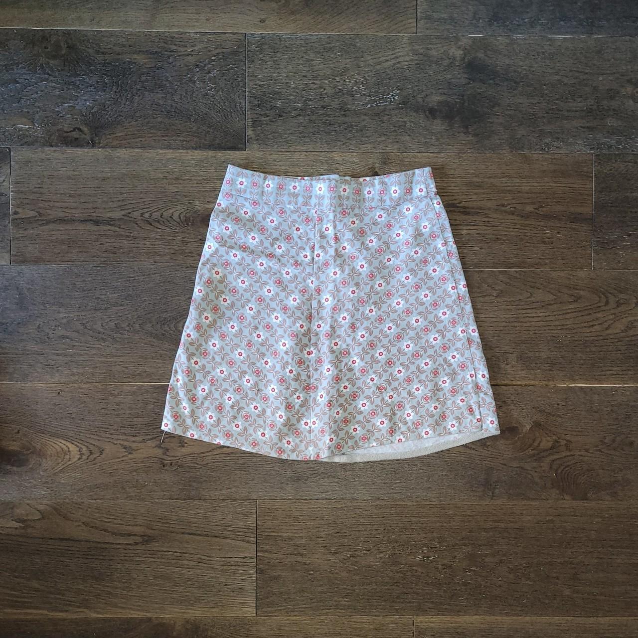 HANDMADE Flower Pattern Skirt Handmade Skirt Flower... - Depop