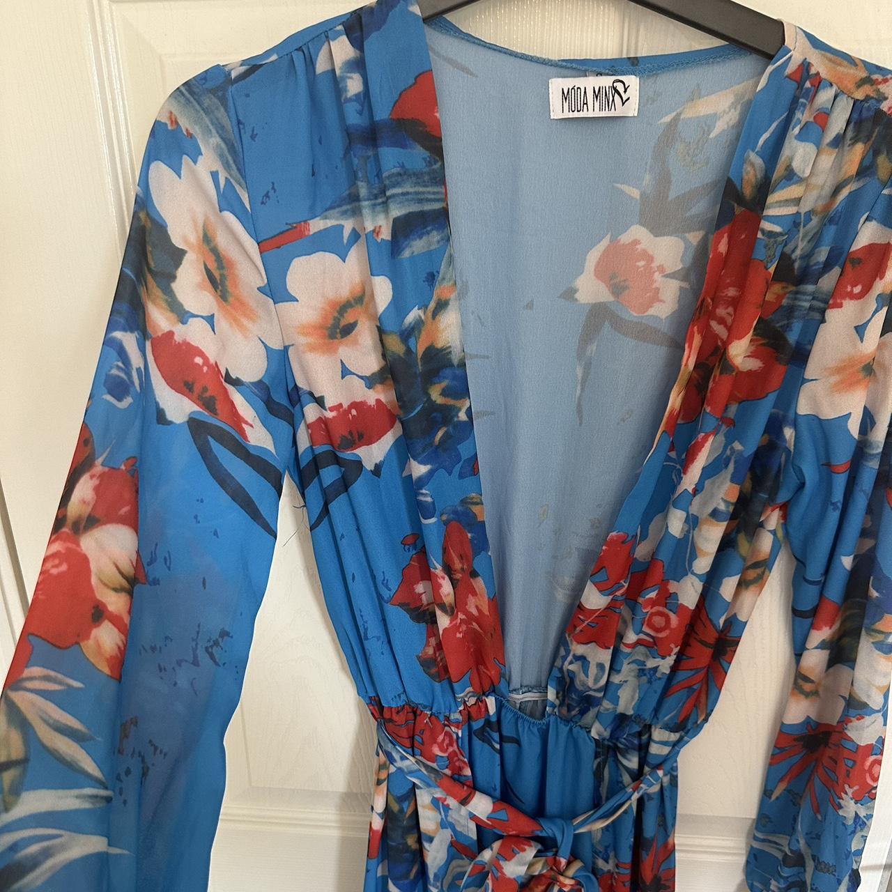 Moda minx maxi beach dress - high thigh split One... - Depop