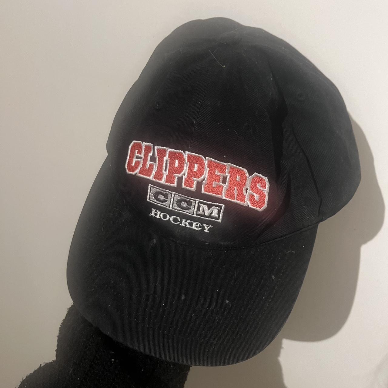 Clippers vintage cap black #clippers #cap #hockey - Depop