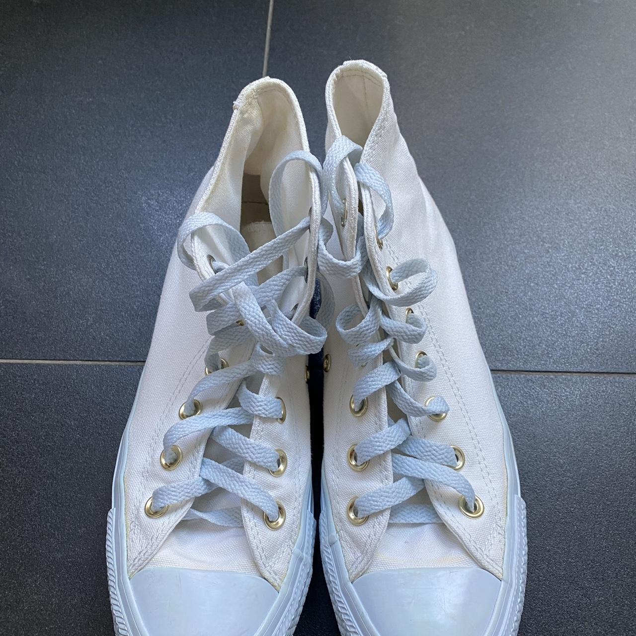 CONVERSE Canvas High Tops - AS NEW Features :... | Depop