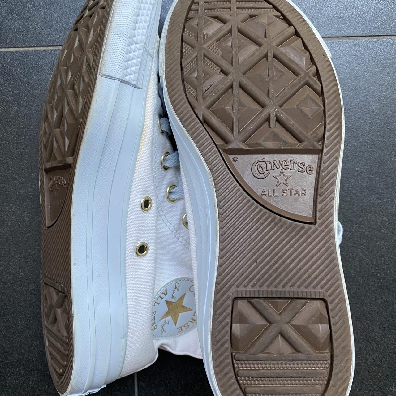 CONVERSE Canvas High Tops - AS NEW Features :... | Depop