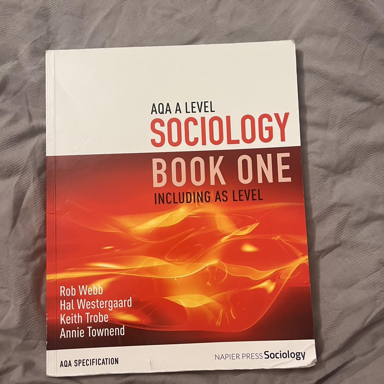 AQA A-Level Sociology Year One Textbook Official... - Depop