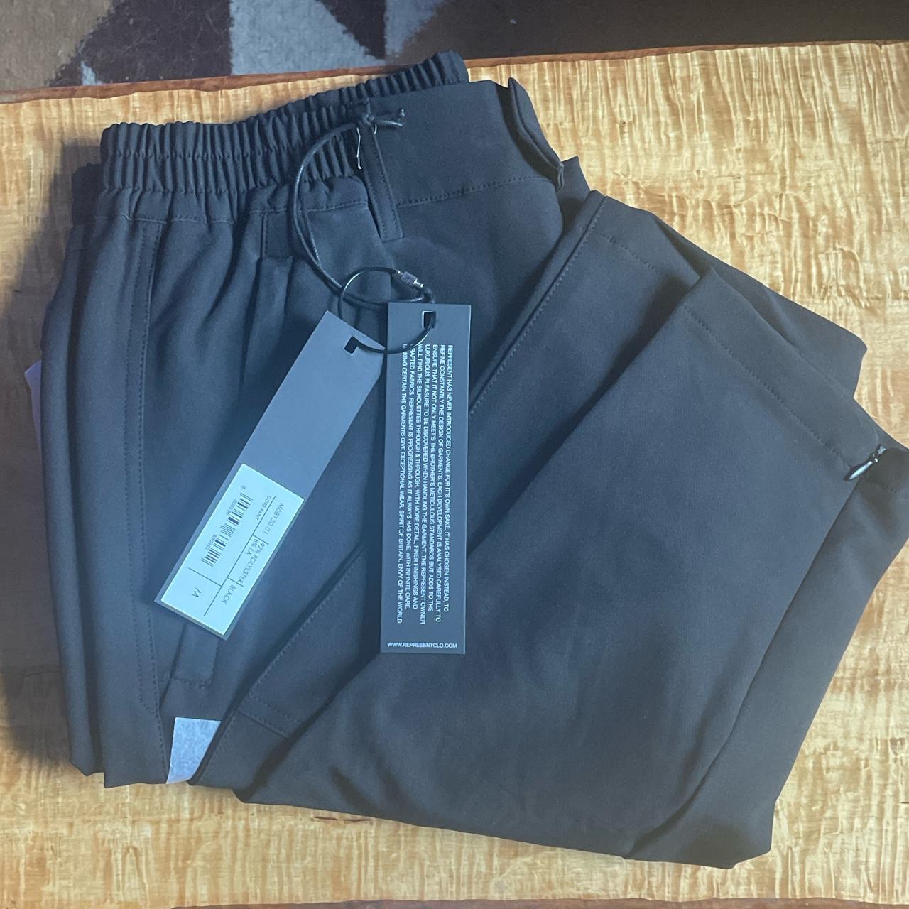 Represent - Core Black Pants Opened bag Never... - Depop