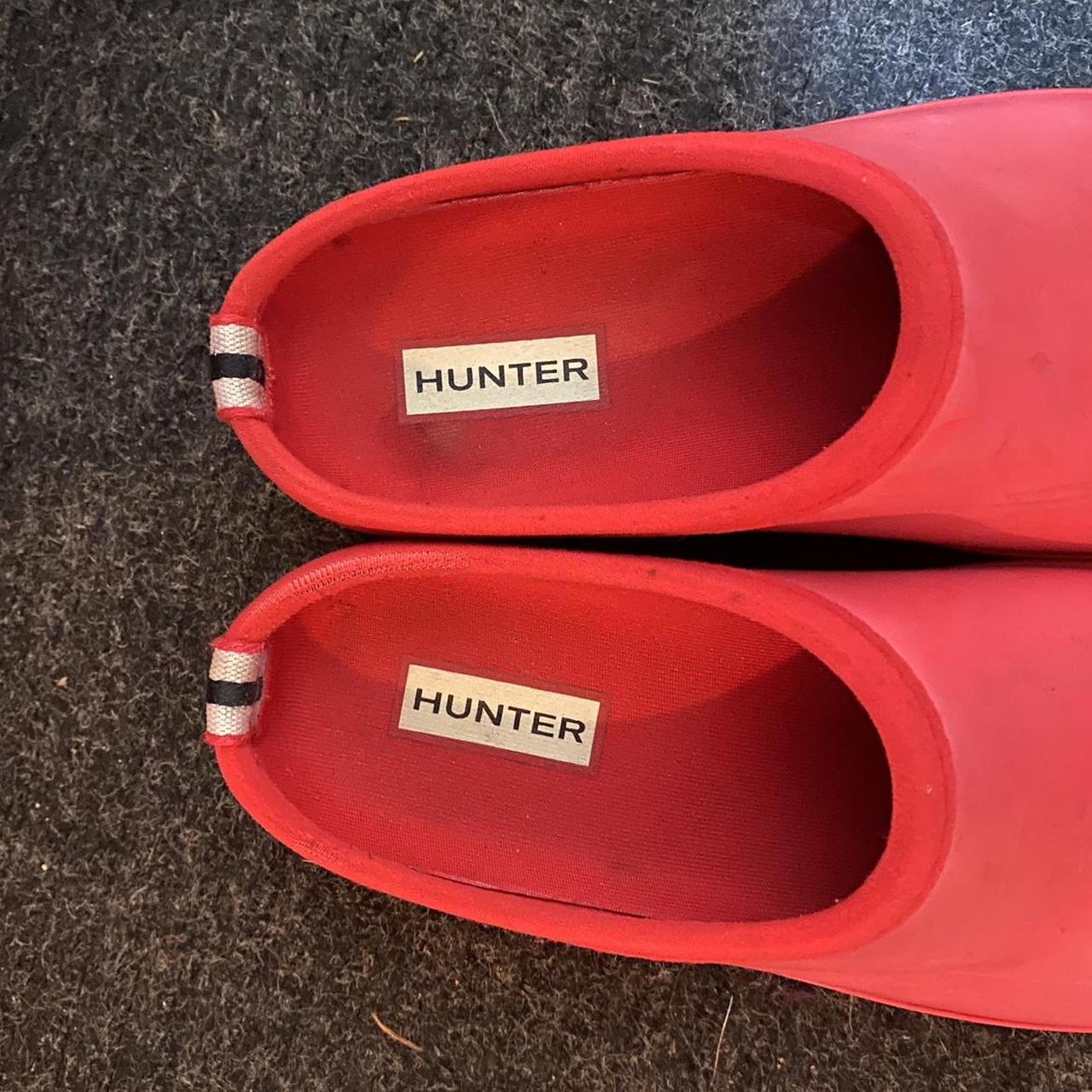 Hunter rubber rain clogs! Worn a handful of times... - Depop