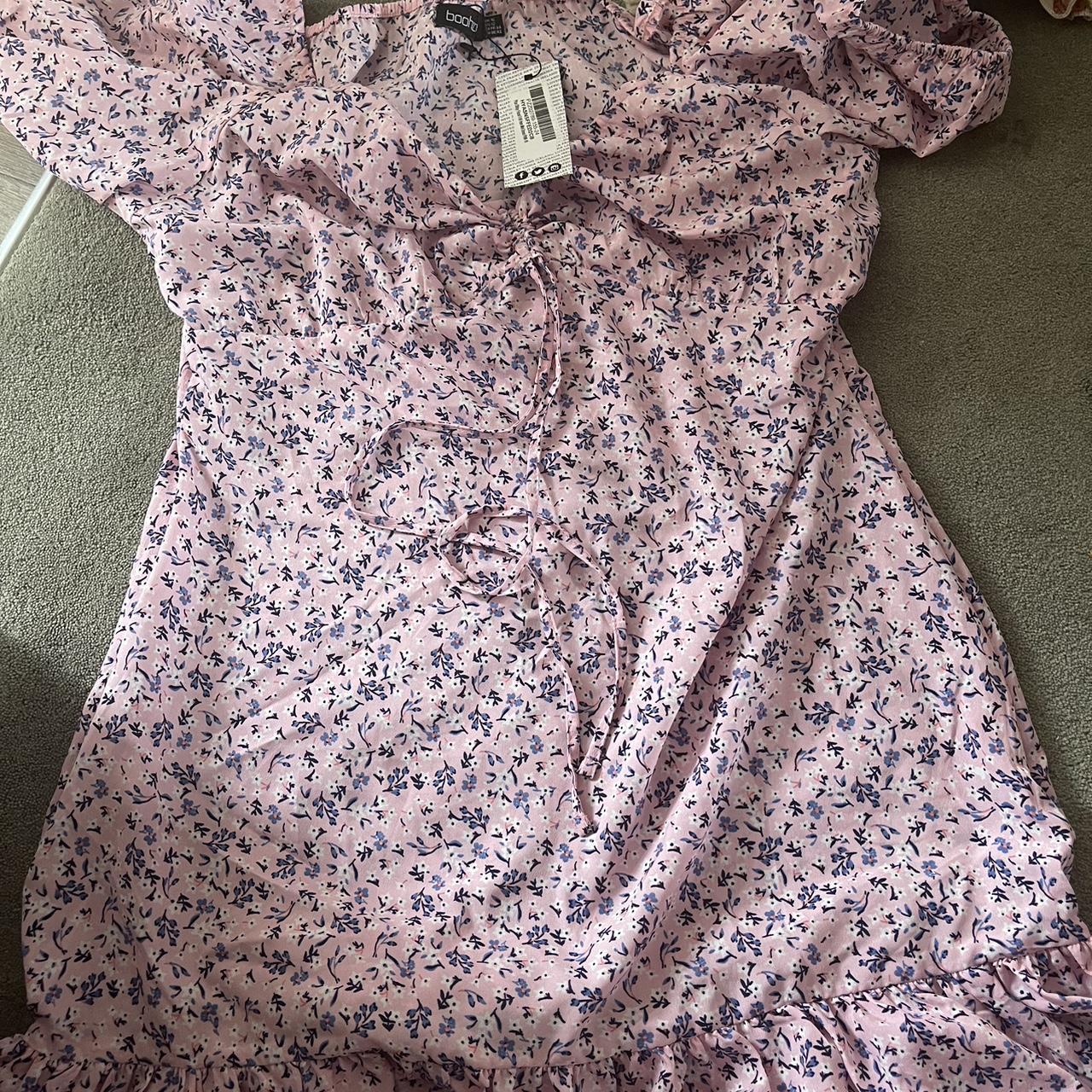 Boohoo floral dress size 16 - Depop