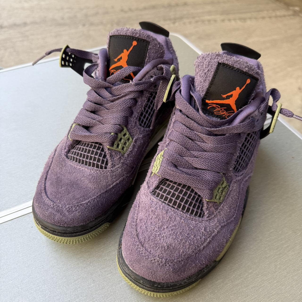 Nike Air Jordan Retro 4 'Canyon Purple’ Shoot me an... | Depop
