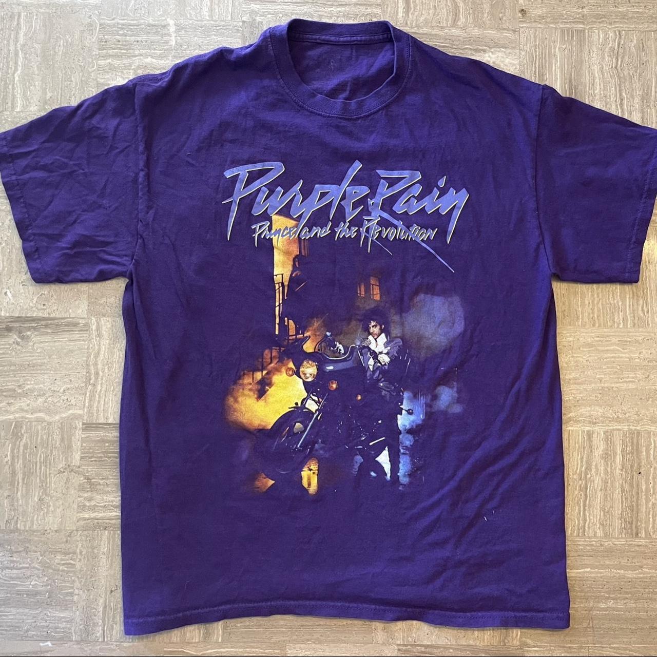 Prince Purple Rain shirt Size L Solid condition... - Depop