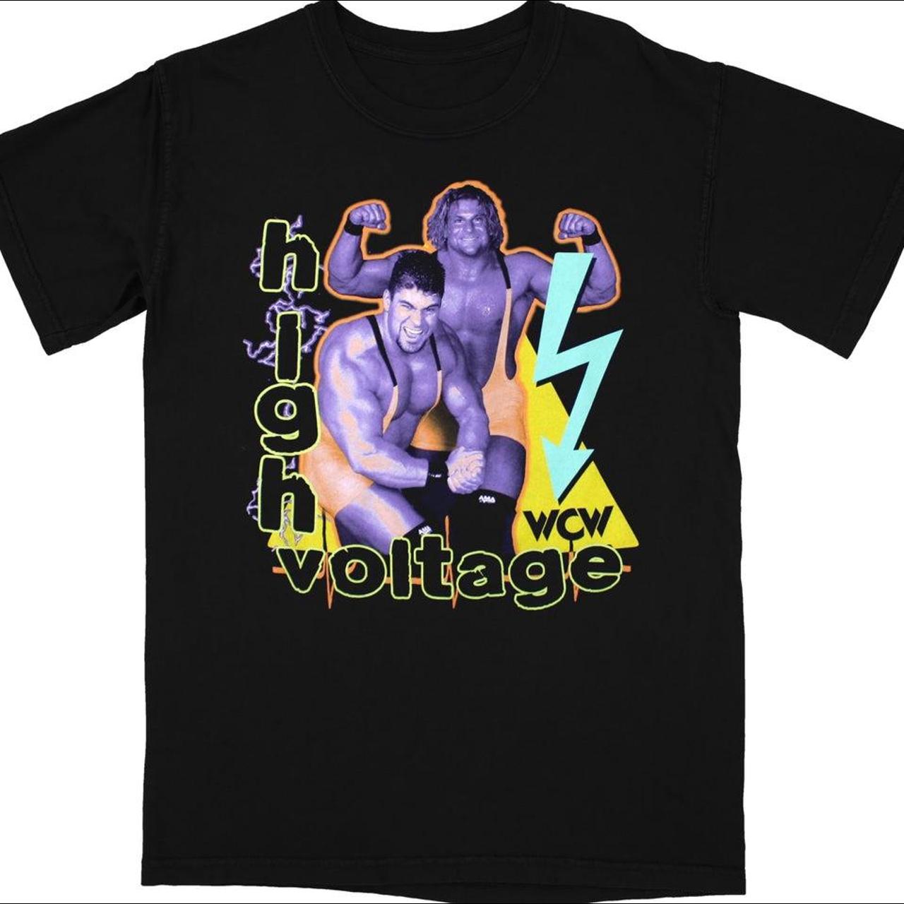 WCW High Voltage tee Large Brand New #wcw #wwe #aew... - Depop