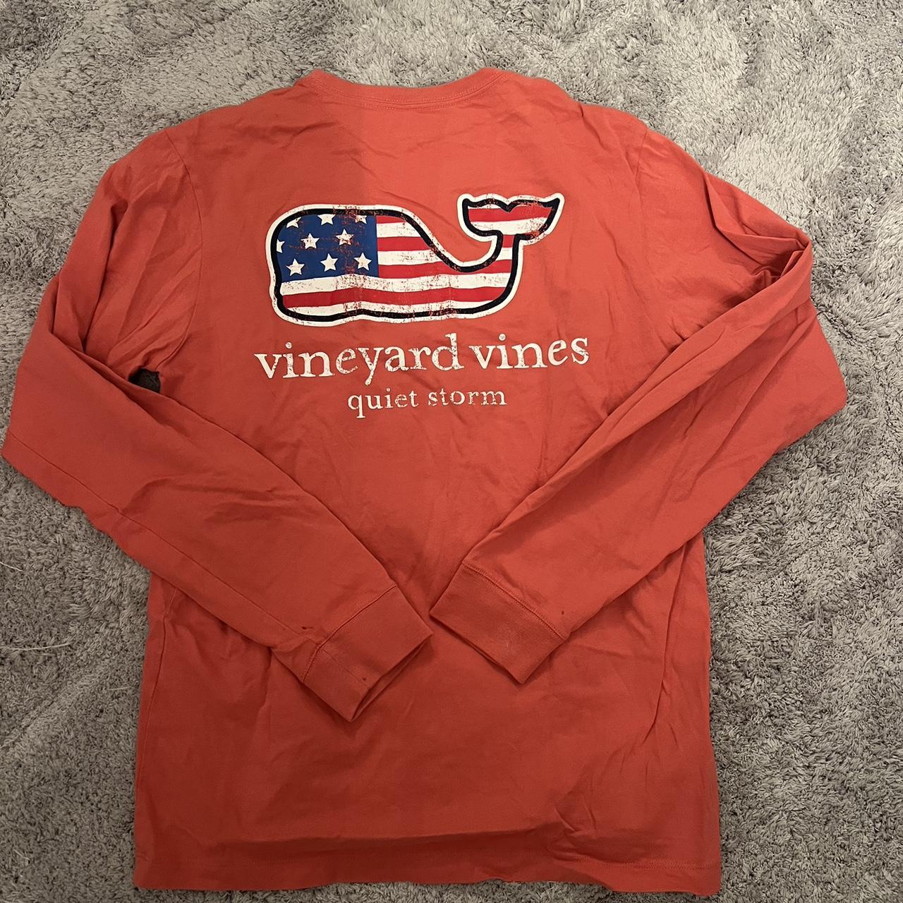 Salmon colored Quiet Storm Vineyard Vines long... - Depop