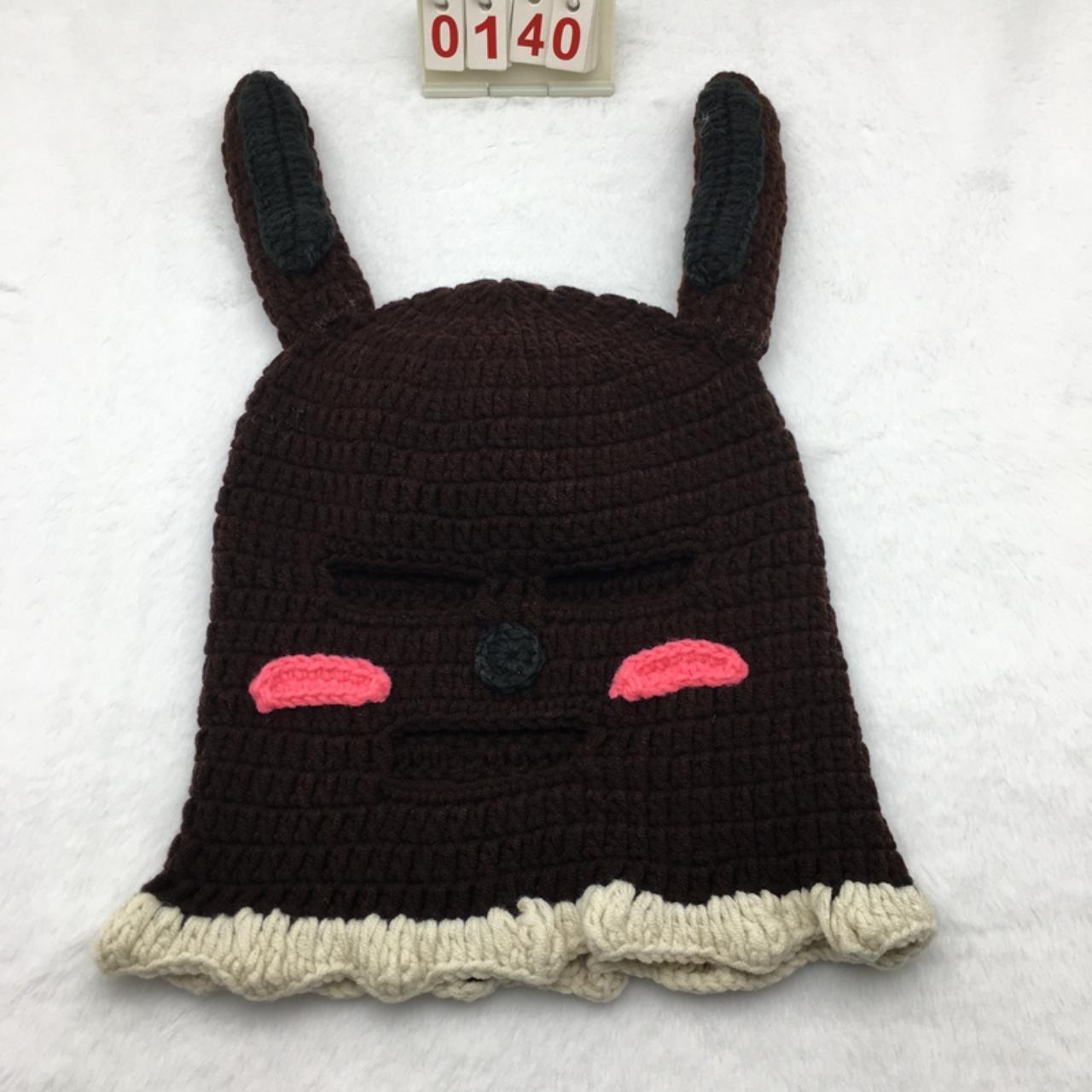 Punk winter cute long ears little monster Balaclava... - Depop
