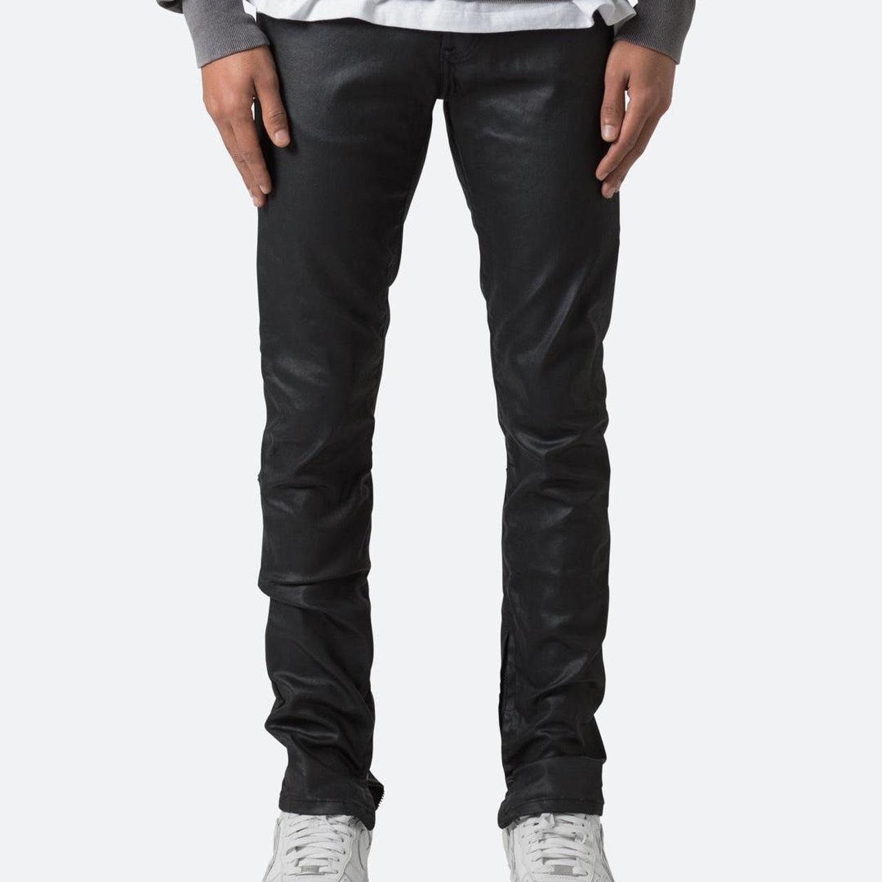 MNML wax denim jeans size 28 (skinny fit )... - Depop