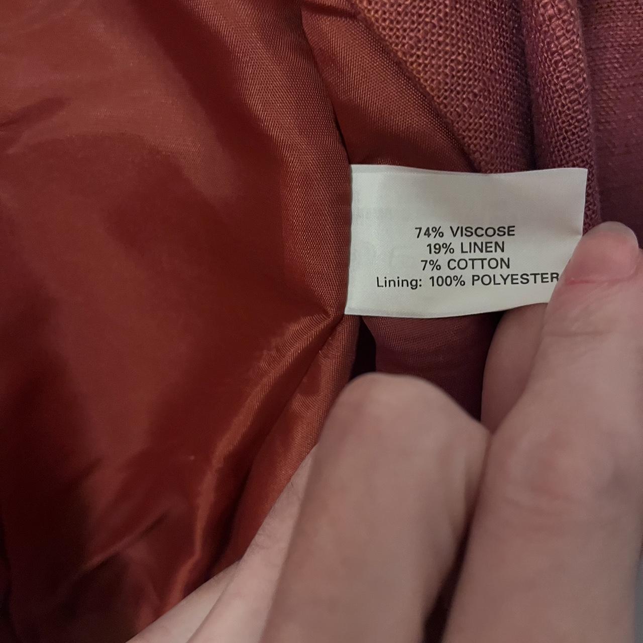 Women’s equation rusty red blazer double breasted - Depop